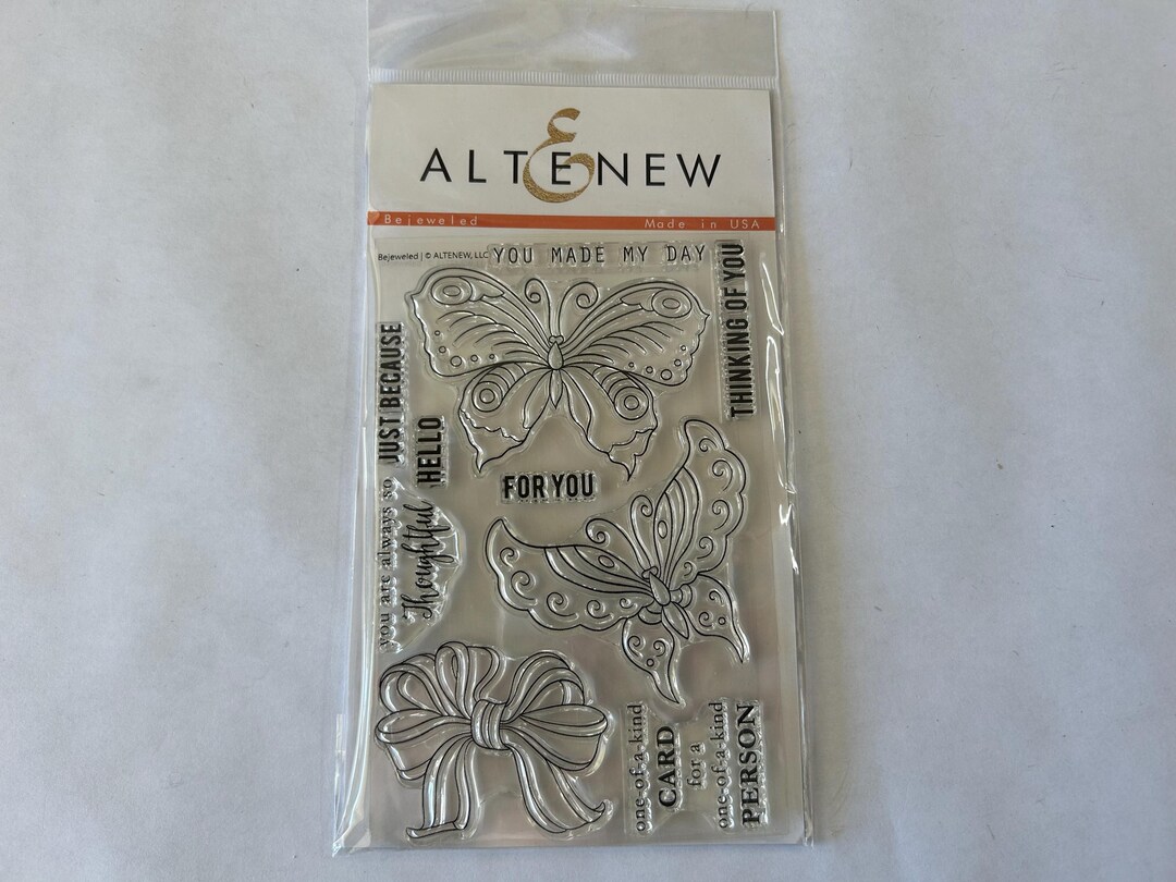 Clear Stamp Set - Altenew BEJEWELED Butterfly Clear Stamp Set 2014 ...