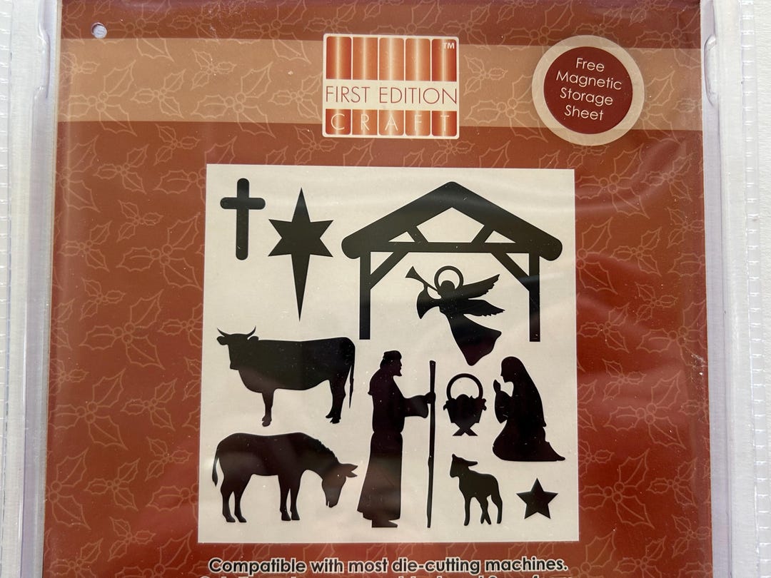 Cutting Die Set - Nativity Dies Set - 11 Pieces, Trimcraft First ...