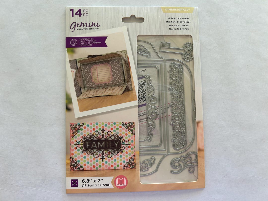 Metal Cutting Die Set - Mini Card & Envelope - Gemini by Crafter's ...