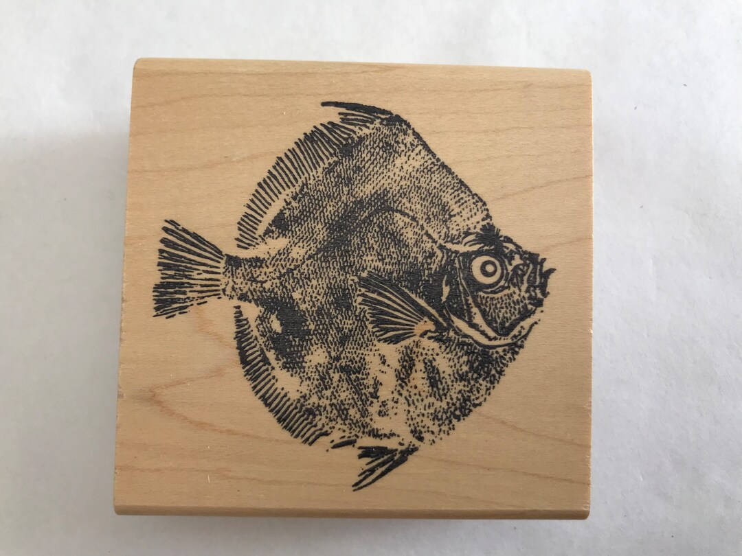 Rubber Stamp Fred Mullett BOARFISH Stamp, Fish Stamp D20 - Etsy