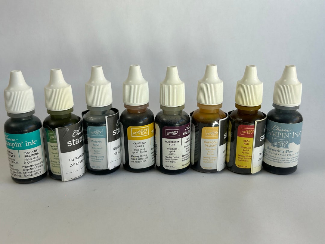 1 Reinker Stampin' up Classic Stampin' Ink YOUR Choice COLOR .5 Ounce ...