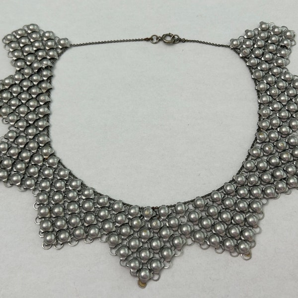 Metal Mesh Necklace - Etsy