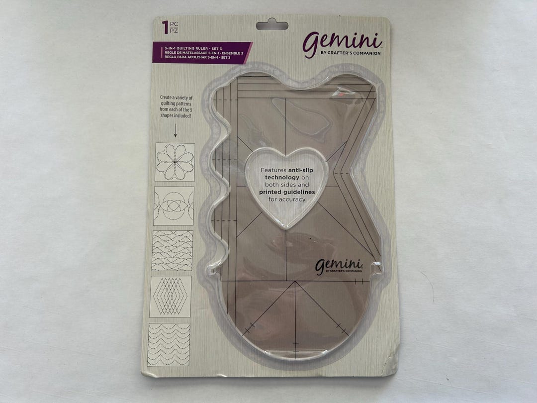Gemini Quilting Pattern Guide - 5-IN-1 Set #3 - GR01 D223 - Etsy