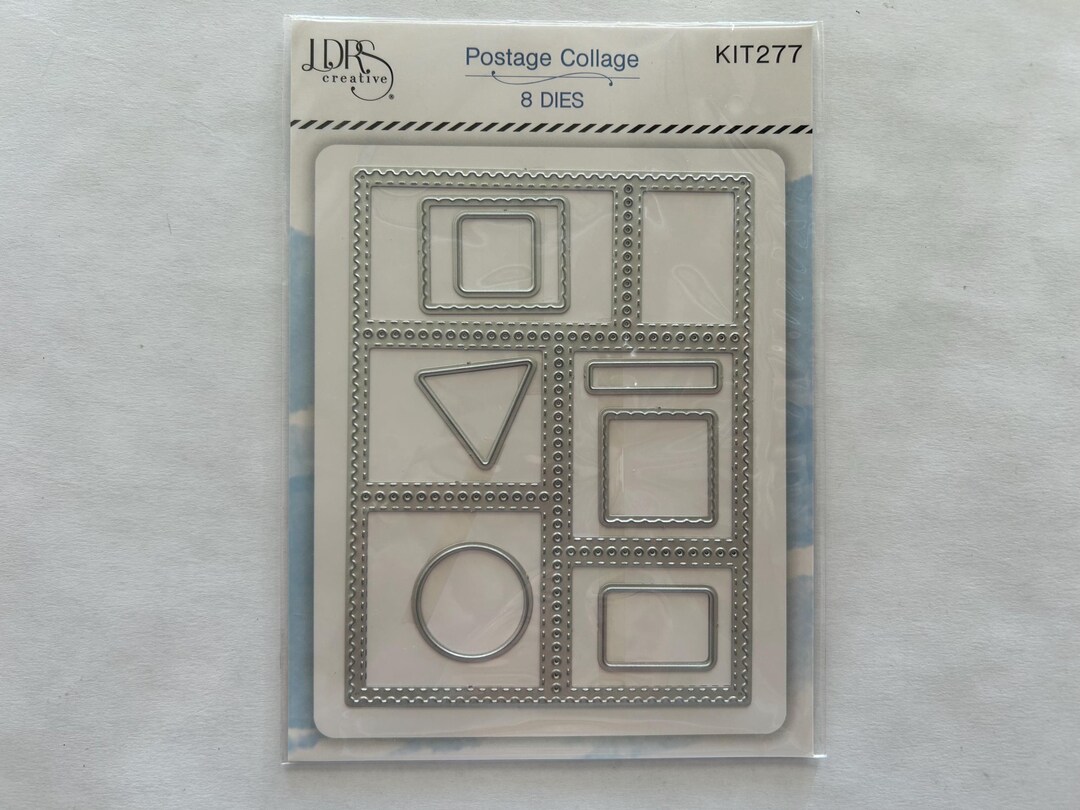 Cutting Die Set - Postage Collage Cutting Die Set - LDRS Little ...