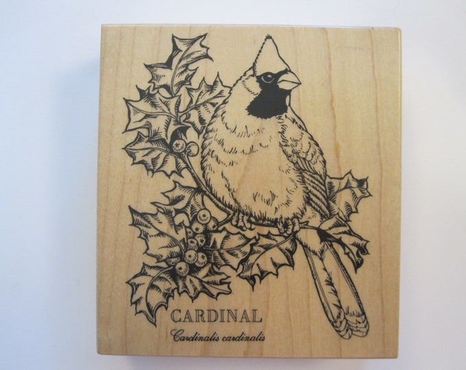 Rubber Stamp - CARDINAL Bird Stamp - PSX K-1324 - Very Gently Used ...