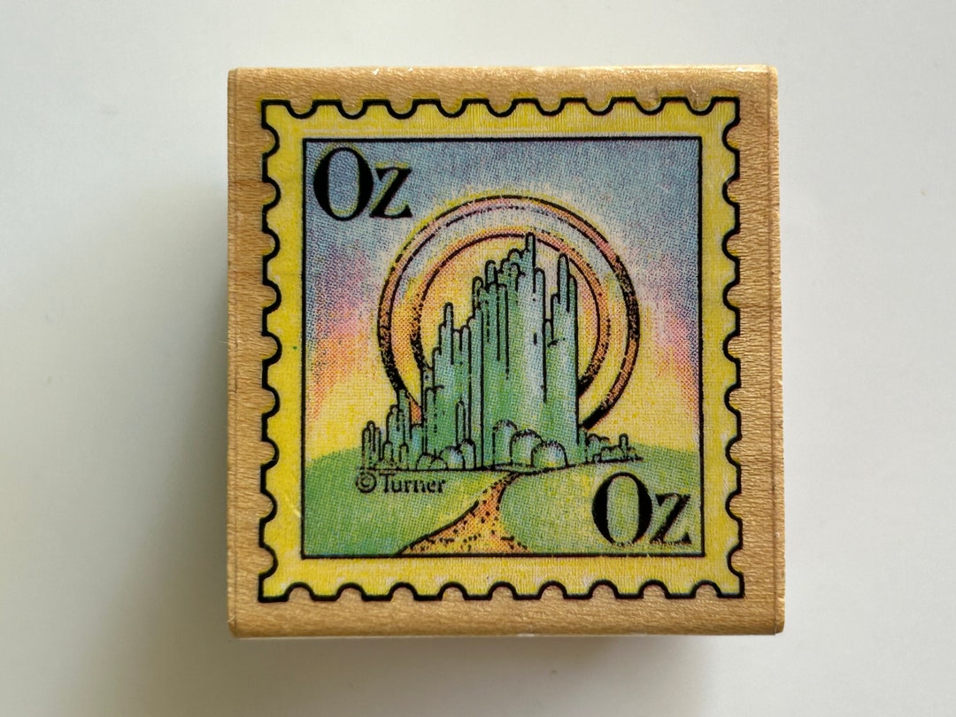 Rubber Stamp Oz Mail Faux Postage Stamp Wizard of Oz Stamp, All Night ...