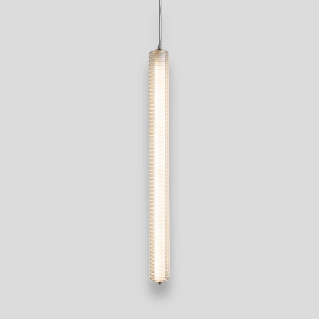 Modern LED Pendant Light - Minimalist Vertical Hanging Tube Light ...