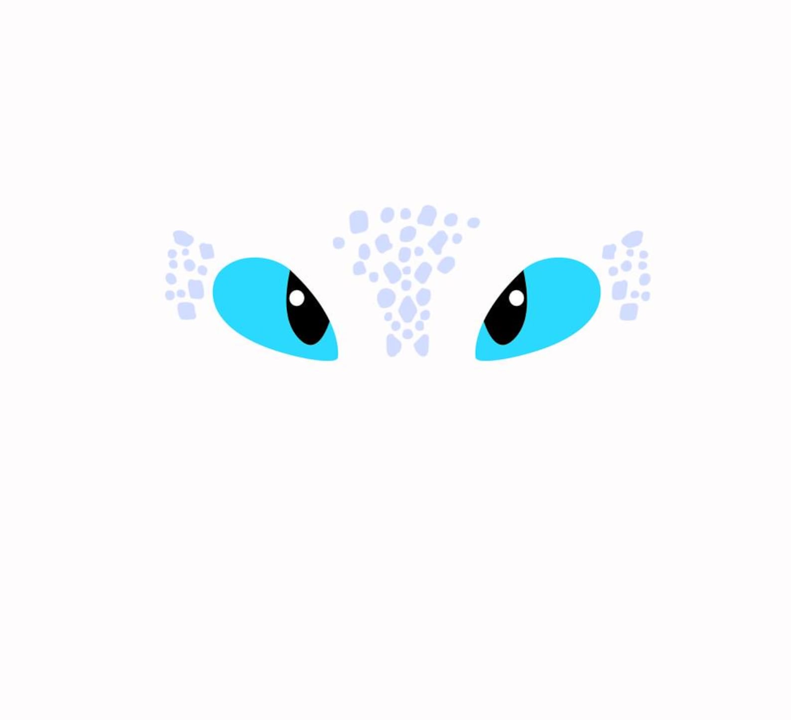Light Fury Dragon Eyes, Digital Download, How to Train Movie, Png ...