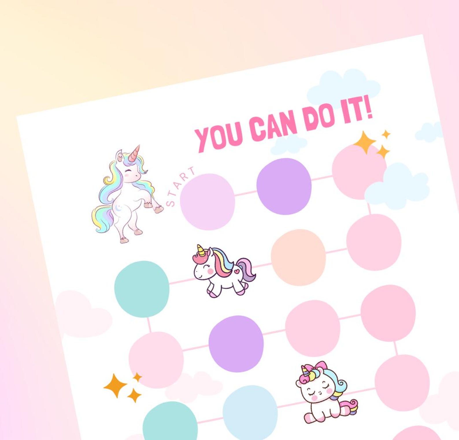 Printable Unicorn Behavior Reward Chart, Reward Charts for Kids, Daily ...
