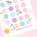 Printable Unicorn Behavior Reward Chart, Reward Charts for Kids, Daily ...