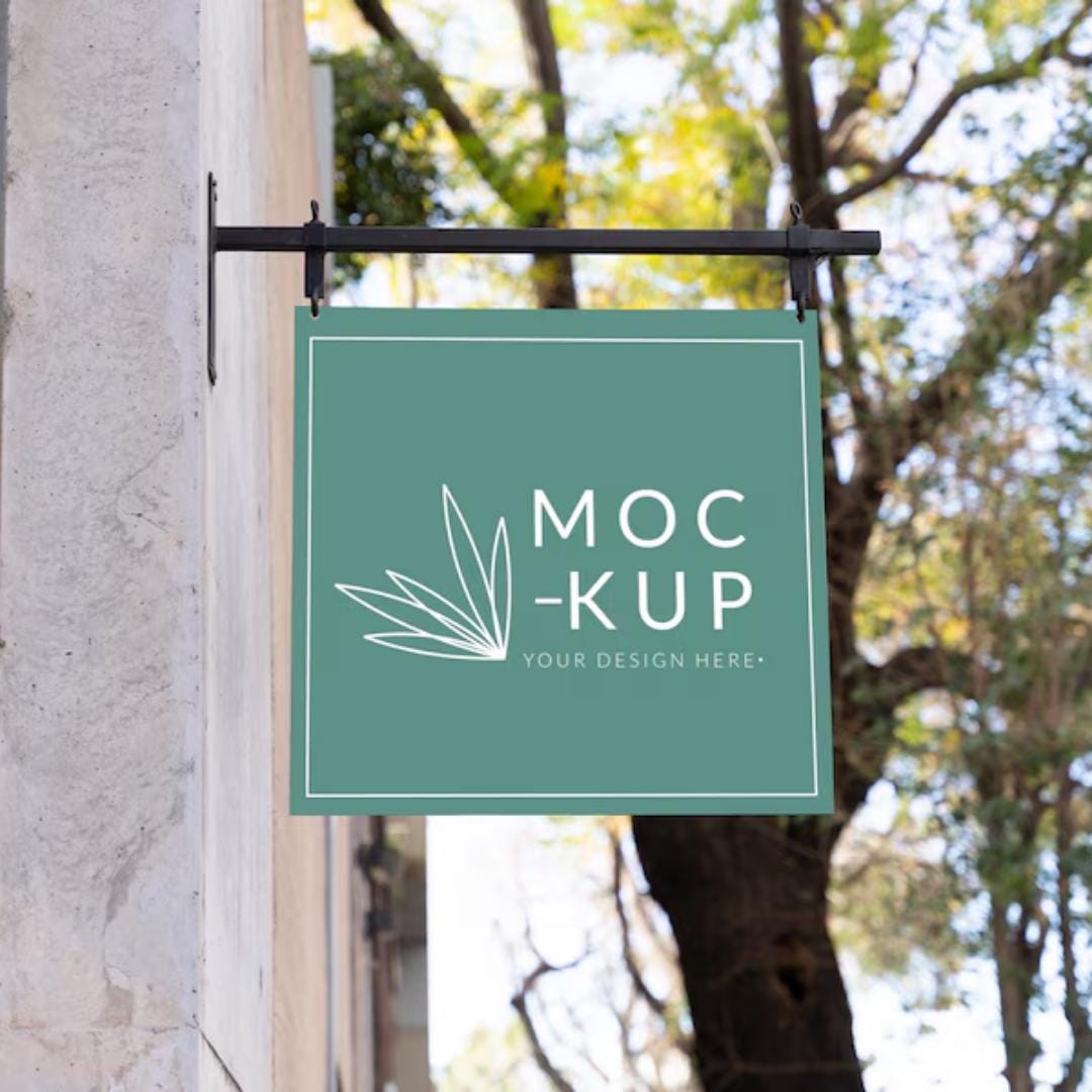 Custom Blade Sign, Outdoor Hanging Business Sign, Custom Double Sided ...