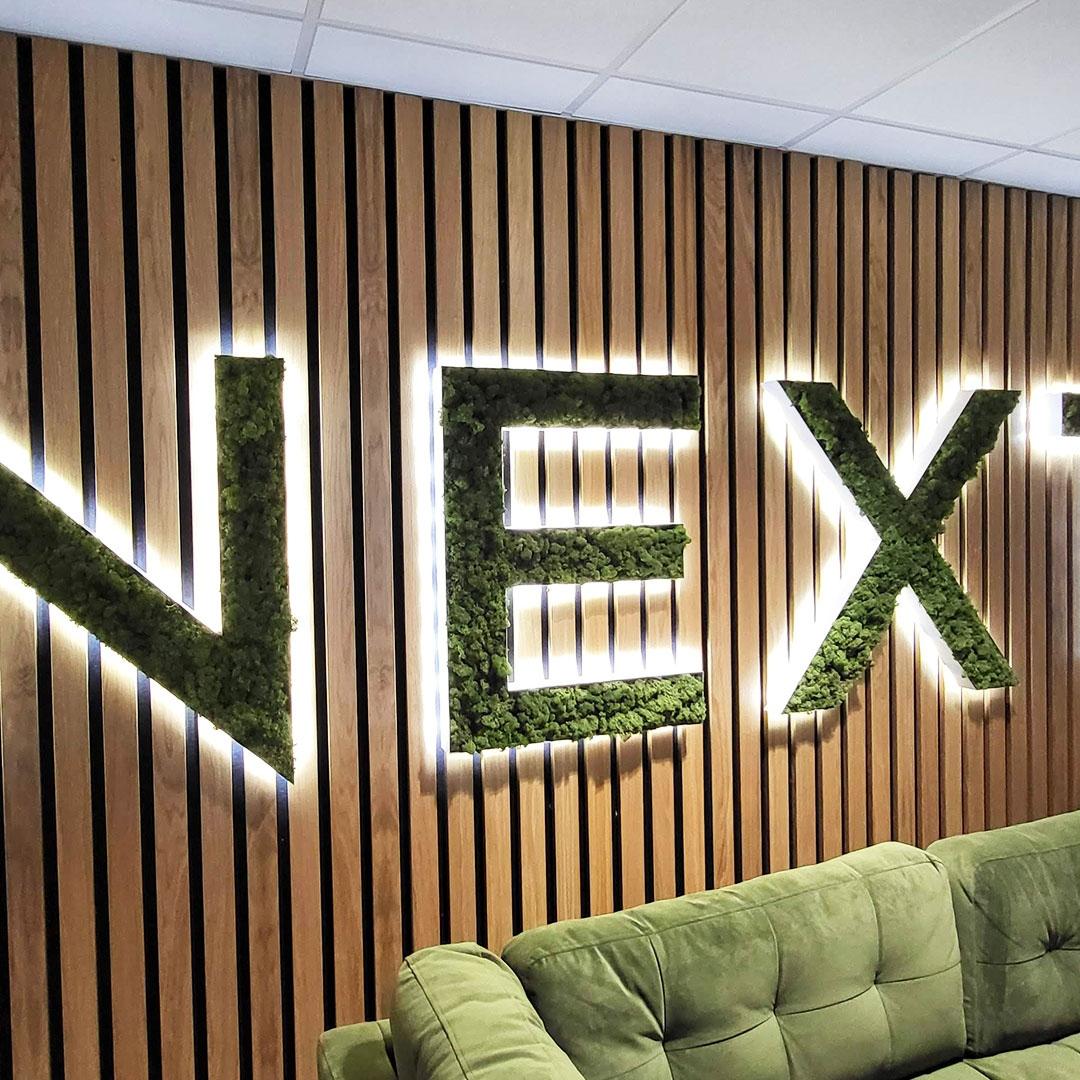 Custom Moss Wall Sign, Moss Wall Art, Logo Moss Sign, Business Moss ...