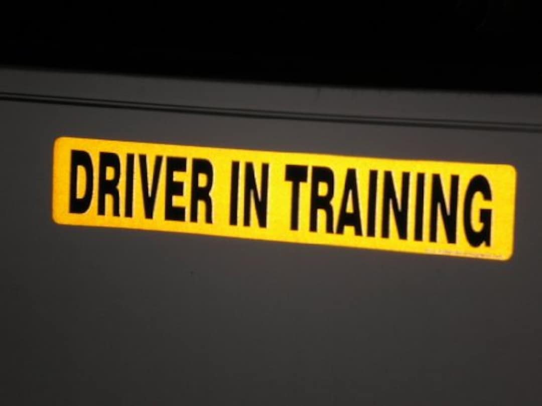 Driver in Training Magnet for the Student Driver - Vehicle Car Sign ...