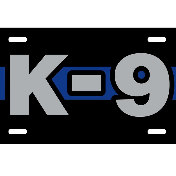 K9 License Plate - Etsy