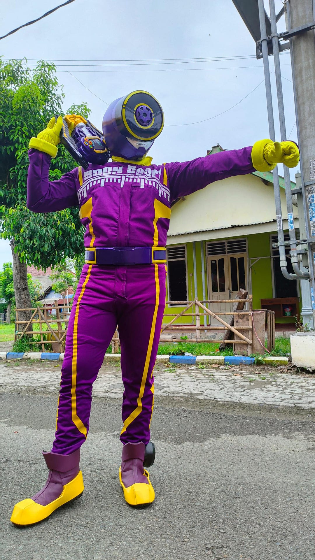Bun Violet Bakuage Sentai Boonboomger Wearable Super Sentai Suit ...