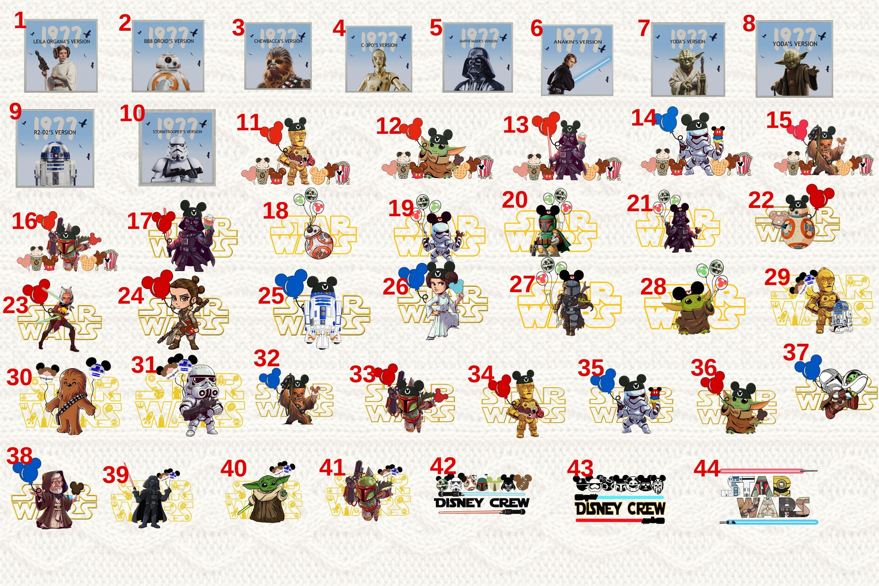 Disney Star Wars Squad Ready to Press, Disney Star Wars Family Squad ...