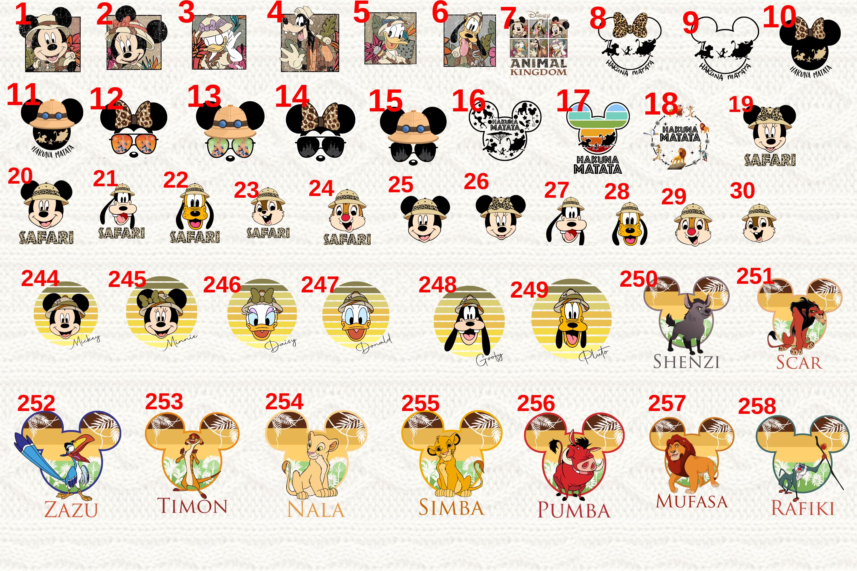 Lion King Scar DTF Transfer, Hakuna Matata DTF, Lion King Friends ...