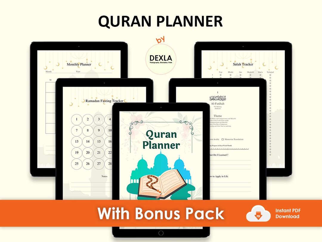 Quran Study Reflection Planner | Islamic Journal for Surah Memorization ...
