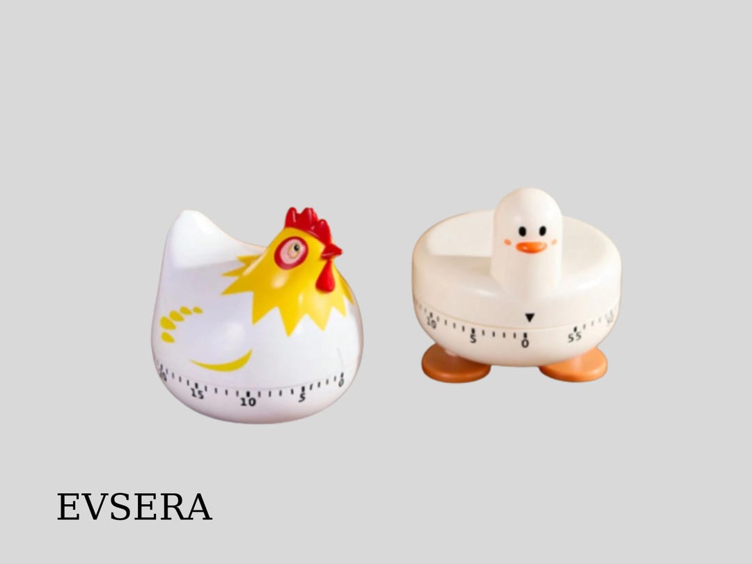 Cartoon Chicken Mechanical Kitchen Timer 60 Minute Desk Decor - Etsy