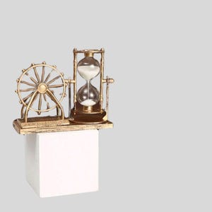 Vintage Ferris Wheel Hourglass Timer, Steampunk Sand Clock, Retro Desk ...