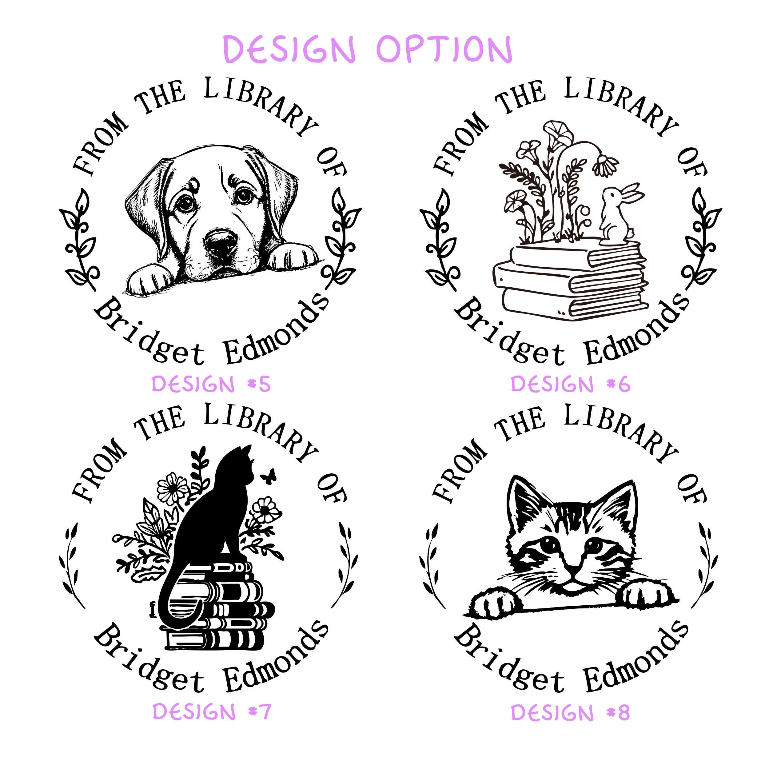 Personalized Book Embosser/custom Book Embosser/from the Library of ...