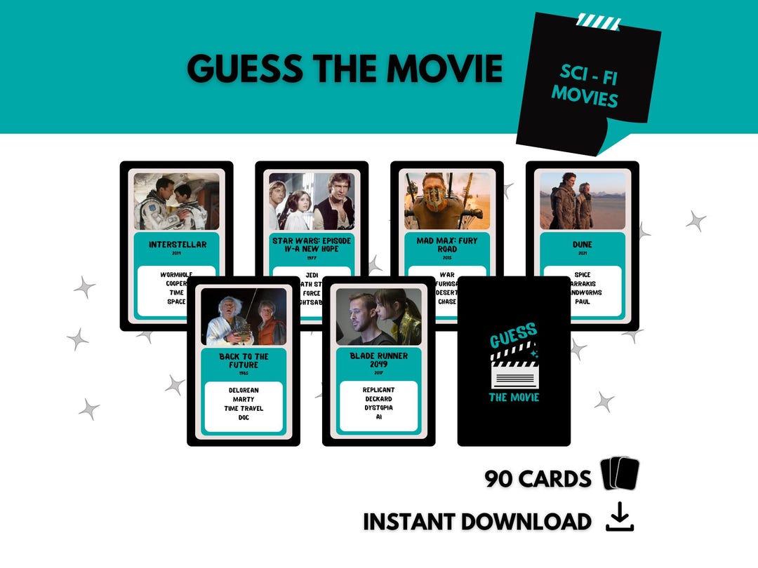 Guess the Movie, Digital Card Games, Printable English Games, Forbidden ...