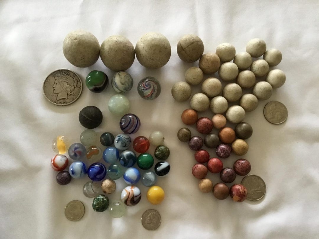 Antique & Vintage Collector Marbles, Great Lot From an Estate – Free ...