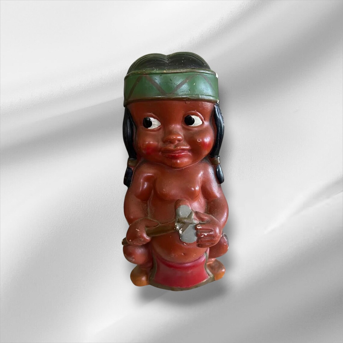 Native American Chalkware Bank - Has Some Chips 12” - Etsy