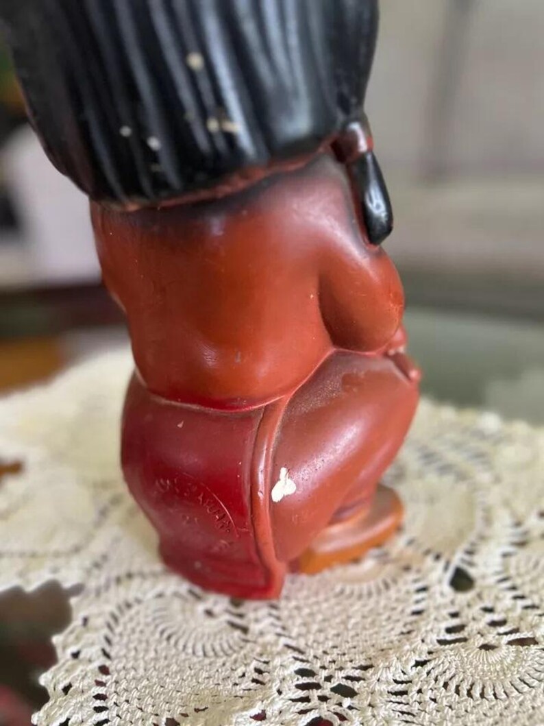 Native American Chalkware Bank - Has Some Chips 12” - Etsy