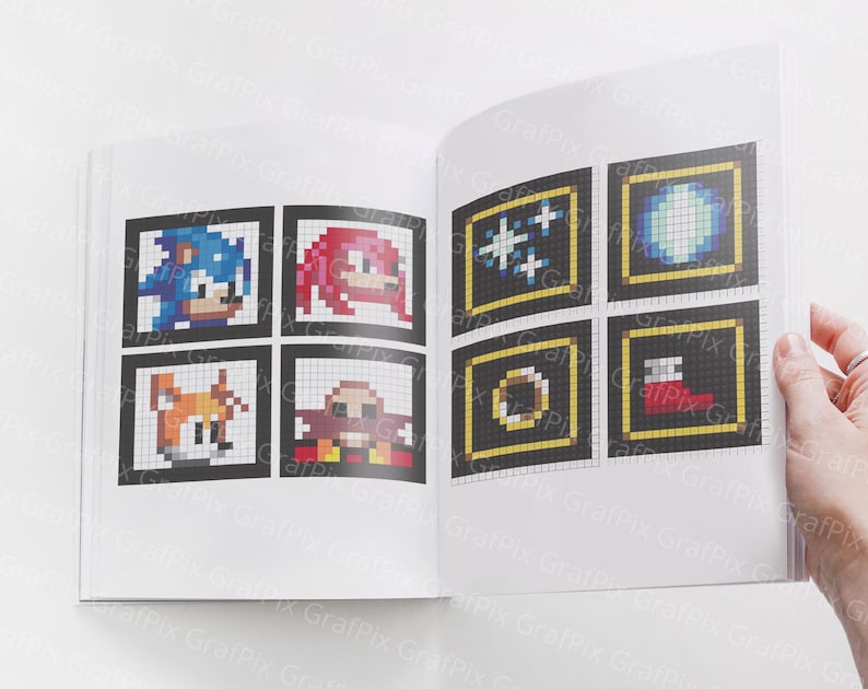 Sonic the Hedgehog Perler Bead Patterns: 36 Designs (PDF) - Etsy