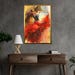 Fiery Flamenco Dancer Canvas, Passionate Spanish Dance Painting ...