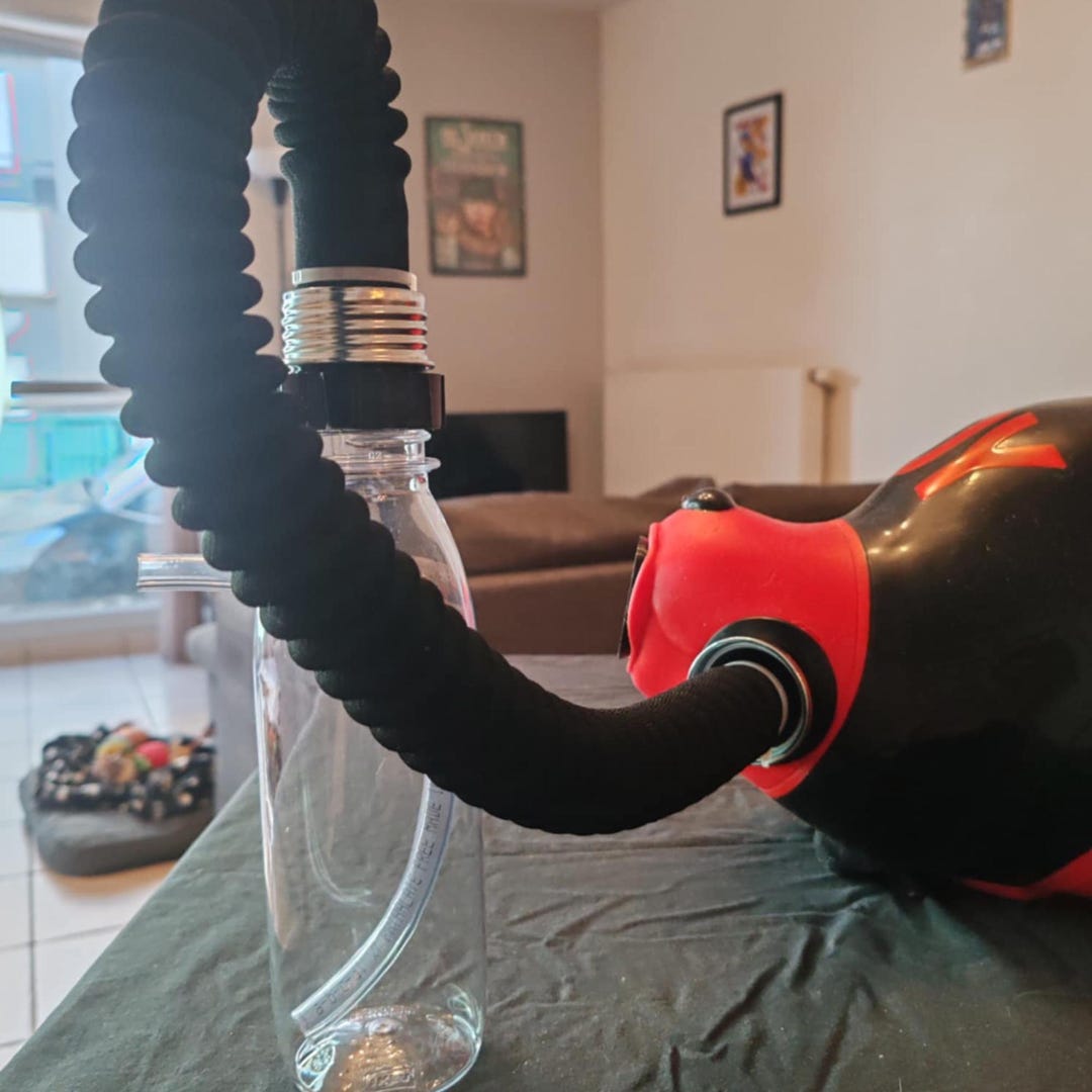 Bubble Breathing Bottle for Gas Mask – Fetish Breathplay Accessory - Etsy
