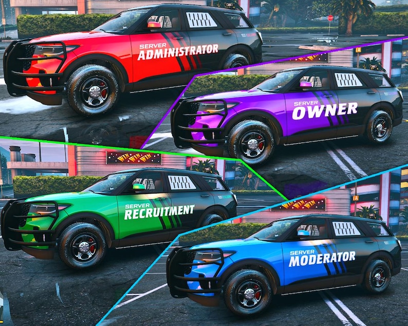 Scout 2025 New Special Admin Car Red & Blue (fivem Ready) - Etsy UK