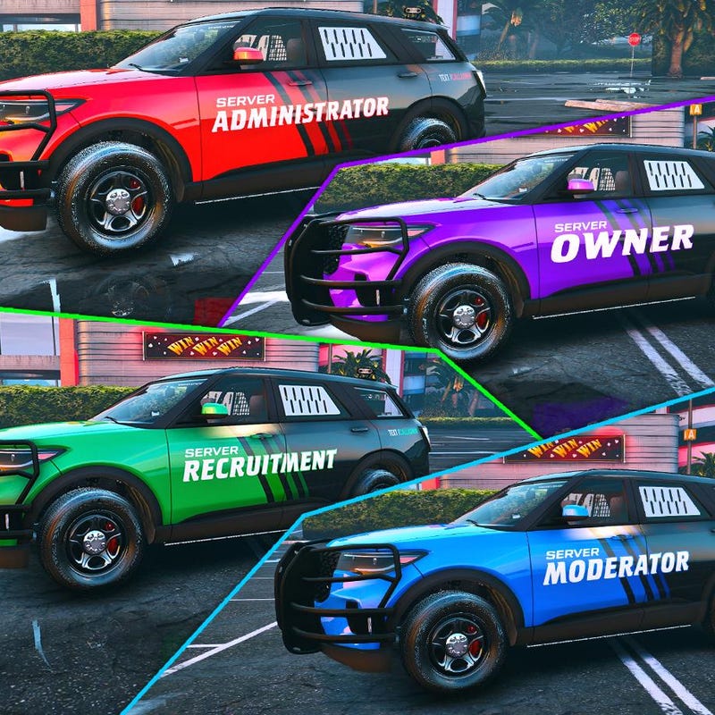 Fivem Staff Cars - Etsy