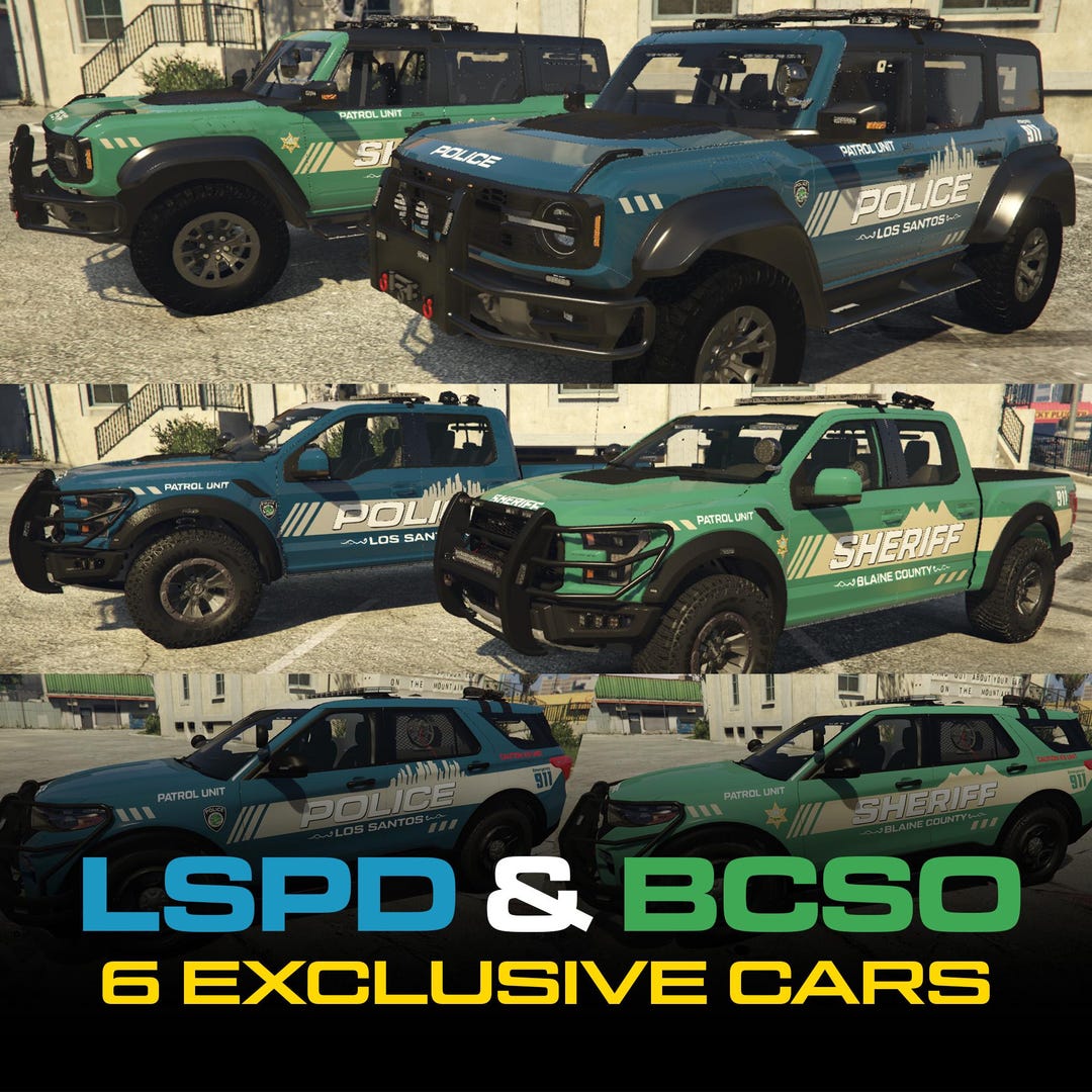 Fivem Exclusive LSPD & BCSO Pack | Server Compatible - Etsy UK