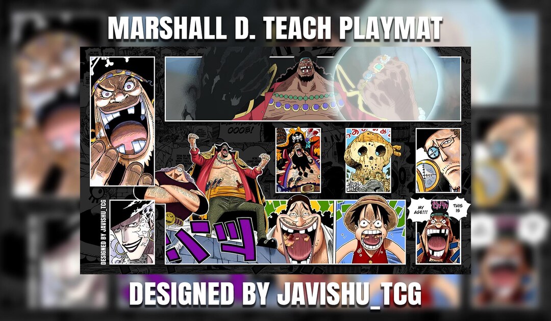 BLACKBEARD PLAYMAT - Etsy