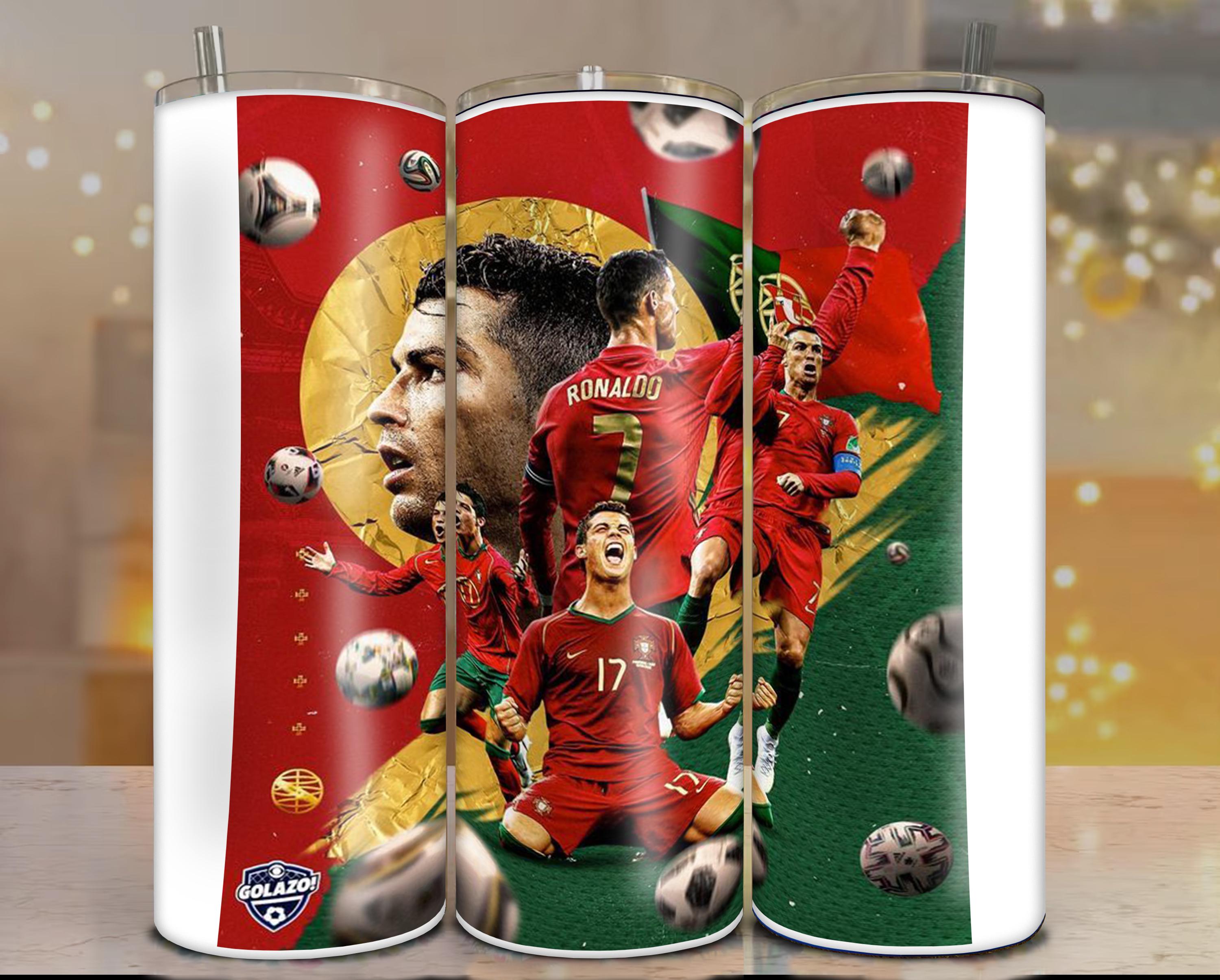 Cristiano Ronaldo Portugal Poster – CR7 Soccer Legend Wall Art 20oz ...