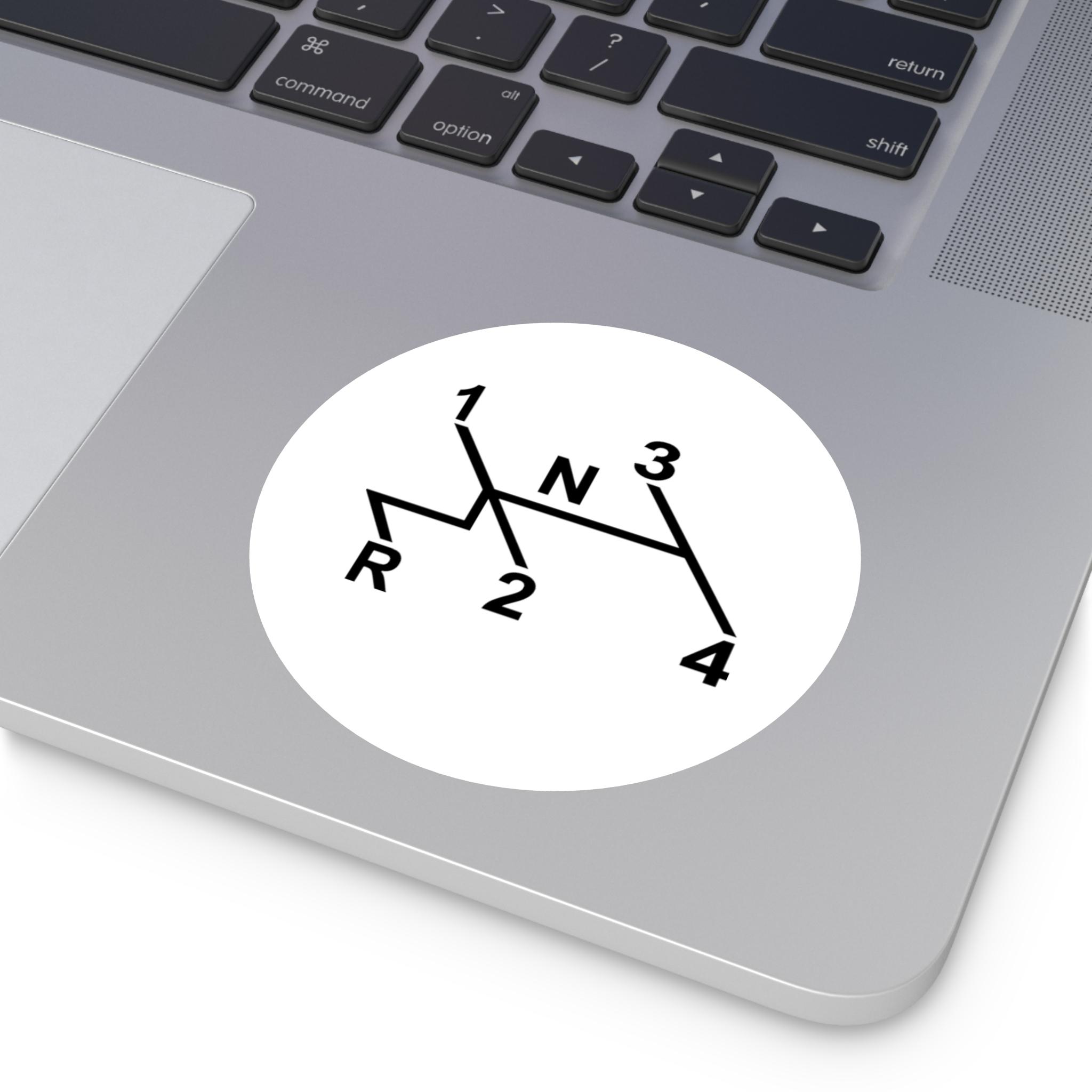 Classic Volkswagen Shift Pattern Sticker | Retro VW Gear Shift Decal ...