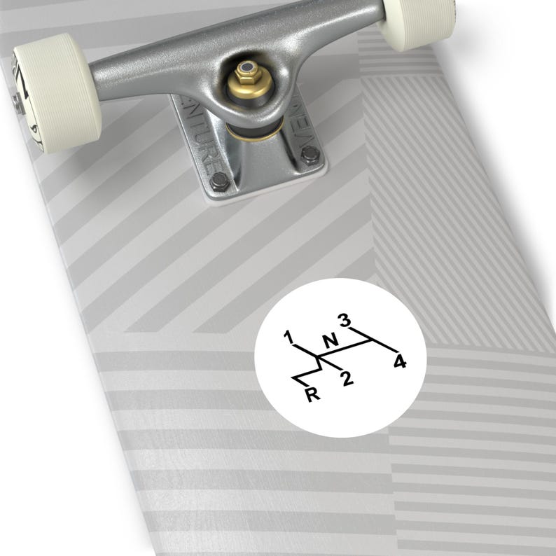 Classic Volkswagen Shift Pattern Sticker | Retro VW Gear Shift Decal ...