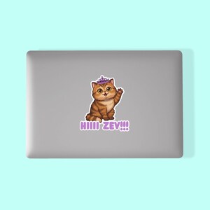 Hi, Zev! - Princess Donut Sticker - Donut and Zev Are Real Gossip Girls ...