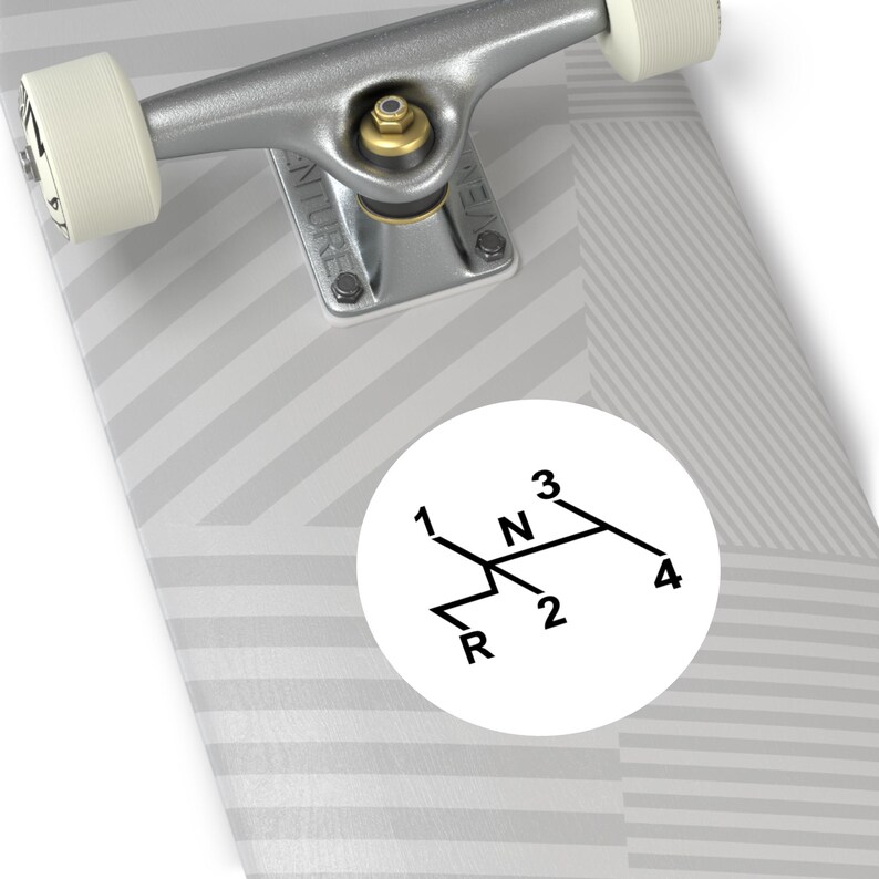 Classic Volkswagen Shift Pattern Sticker | Retro VW Gear Shift Decal ...