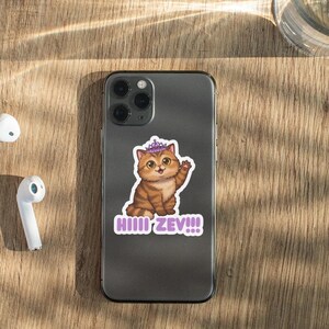 Hi, Zev! - Princess Donut Sticker - Donut and Zev Are Real Gossip Girls ...