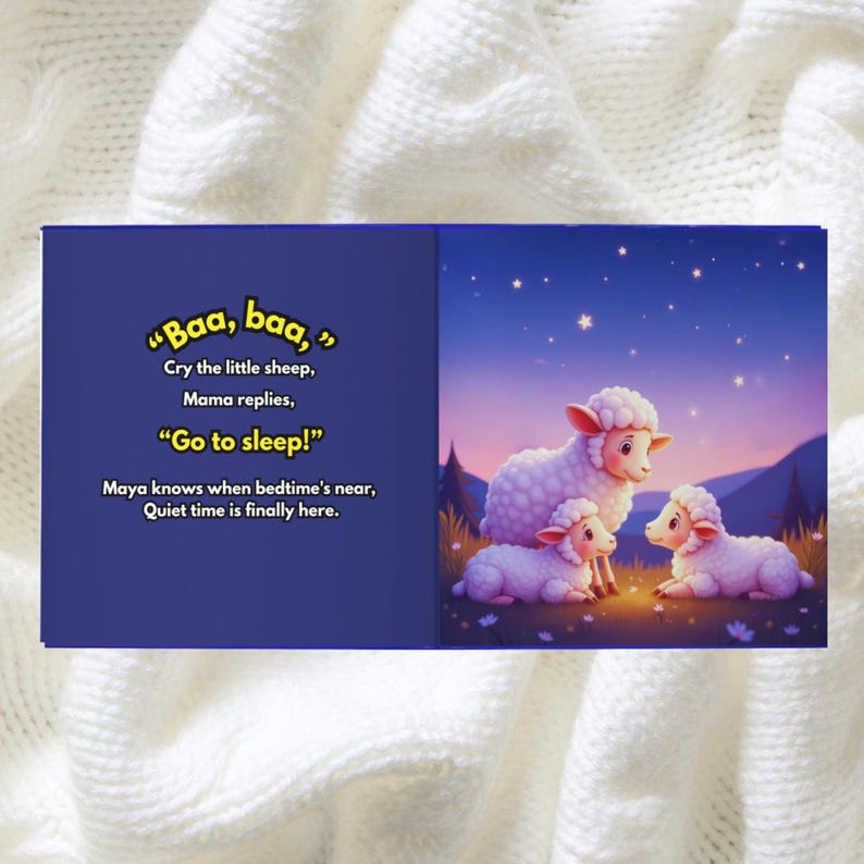 Mama Loves You Personalized Bedtime Story With Animal Characters Custom ...