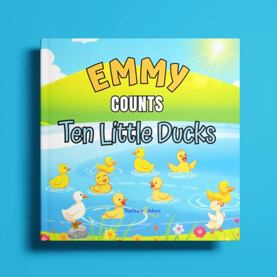 Personalized Duck Counting Book | Custom Name Children's Book | Bedtime ...