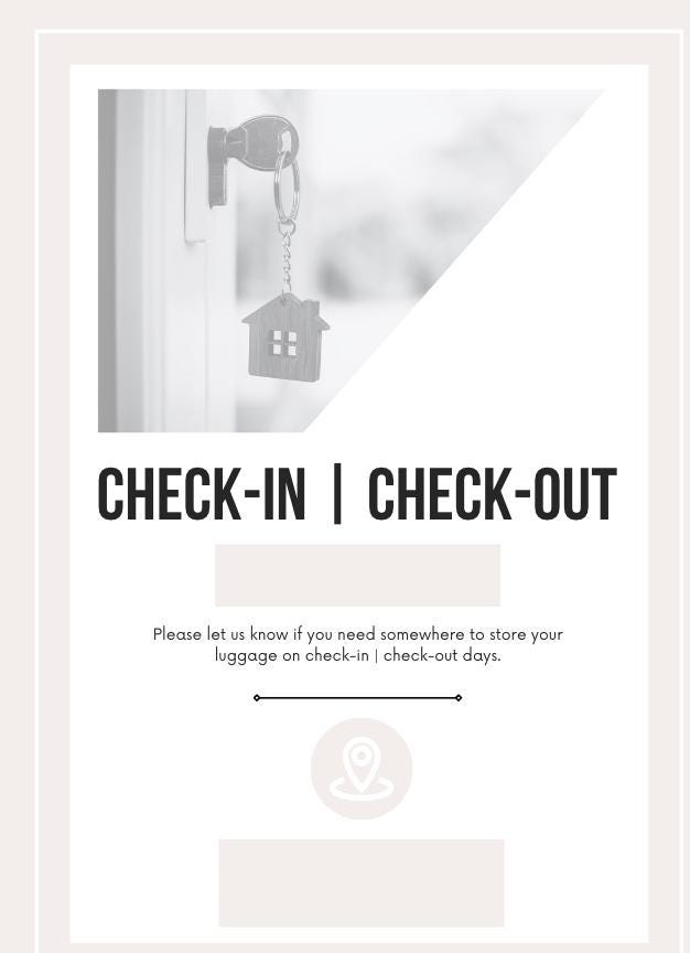 Airbnb, Bed&breakfast, Host Printable Signs - Etsy