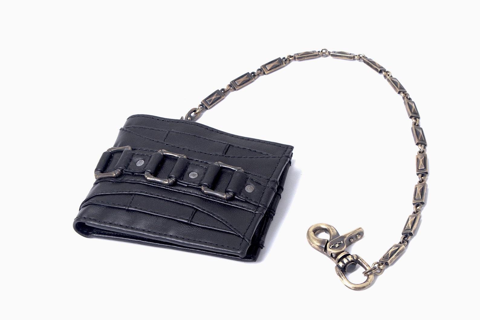 DARK STAR Wallet With Chain - Leather Wallet With Chain - Bi-fold ...