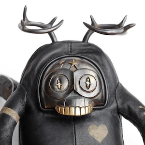 SKULLY BABE - Hilmer Rice Baby - Toy Art - Black Leather Skully Babe ...