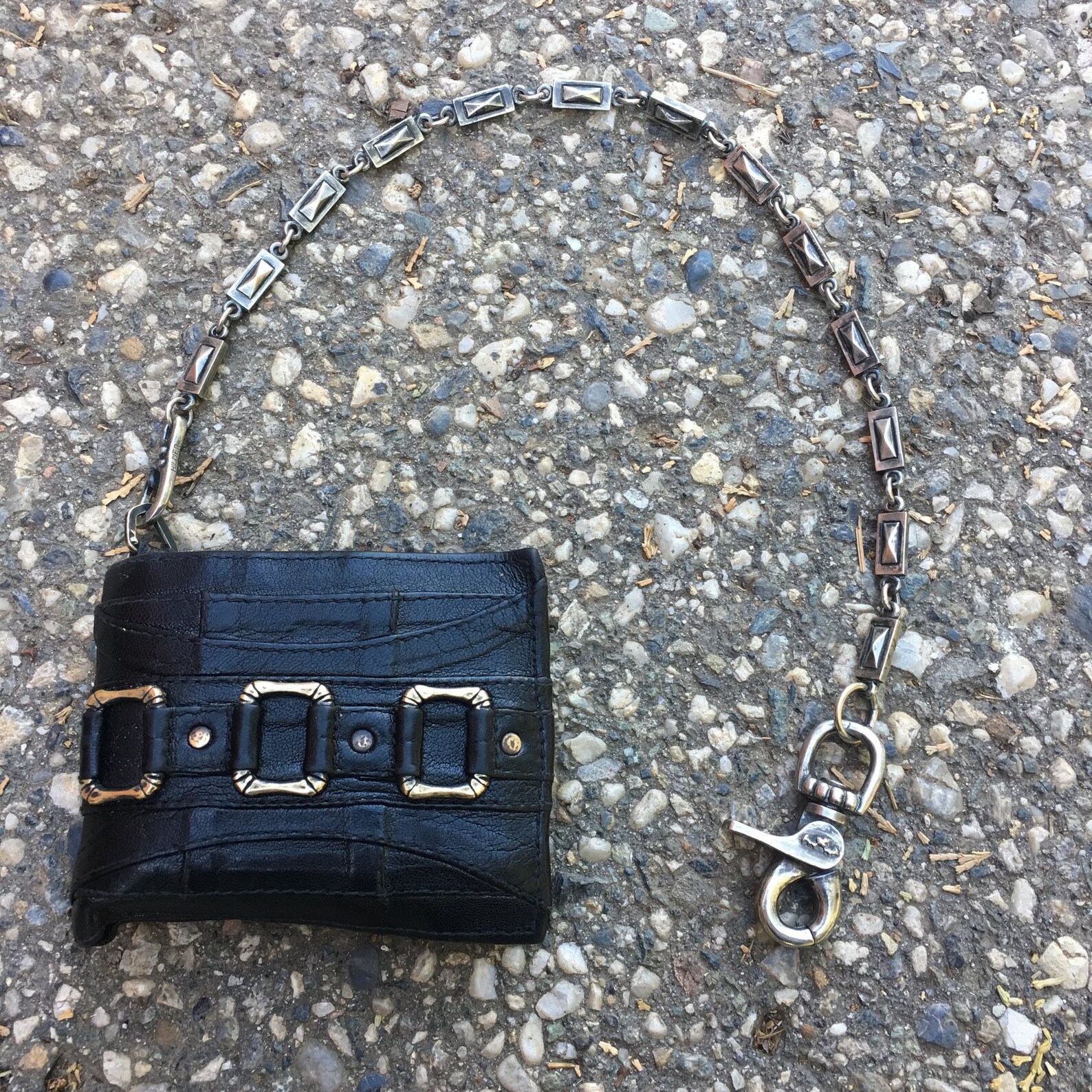 DARK STAR Wallet With Chain - Leather Wallet With Chain - Bi-fold ...