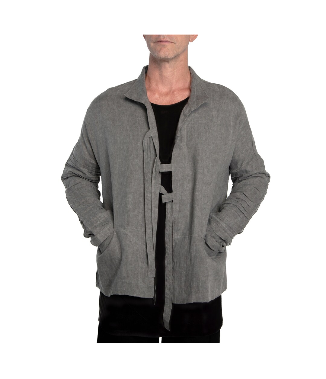 TAIKO Linen Kimono Jacket - Jan Hilmer Designer Menswear - Etsy