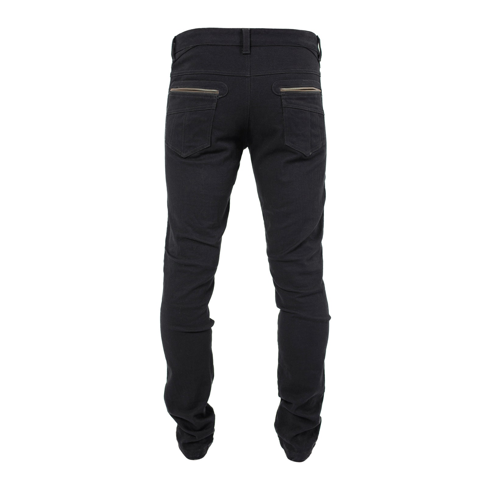 Jan Hilmer Men's Slim Fit Moto Jeans: Ribbed Knee Denim - MERGE JEANS ...